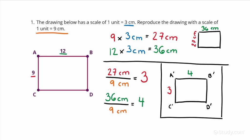 How To Solve Scale Drawings - Free Worksheets Printable