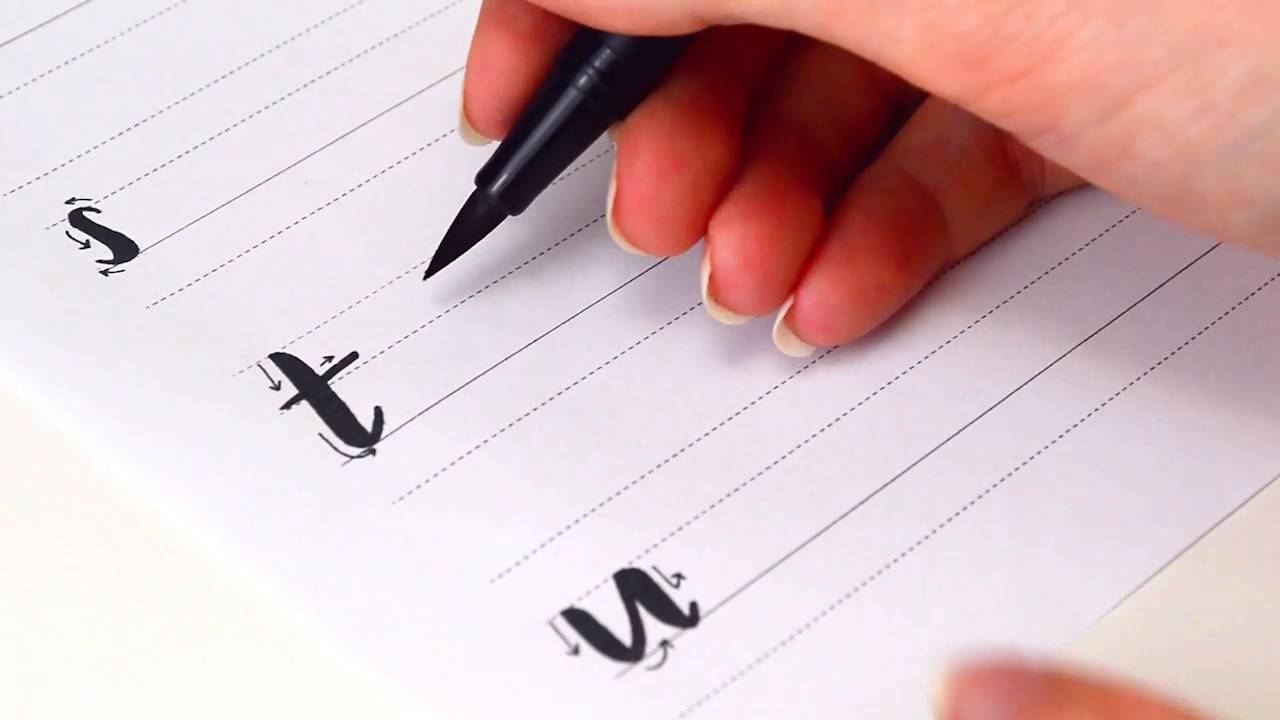 Hand Lettering for Beginners - Turning Lines Into Letterforms