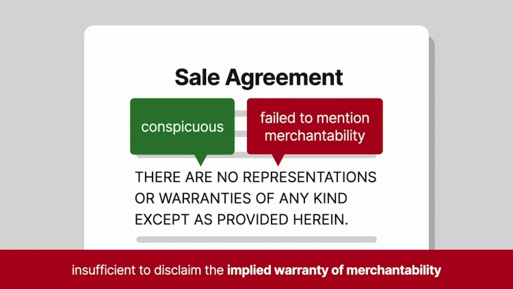 Sales Videos: Excluding and Modifying Warranties | Quimbee