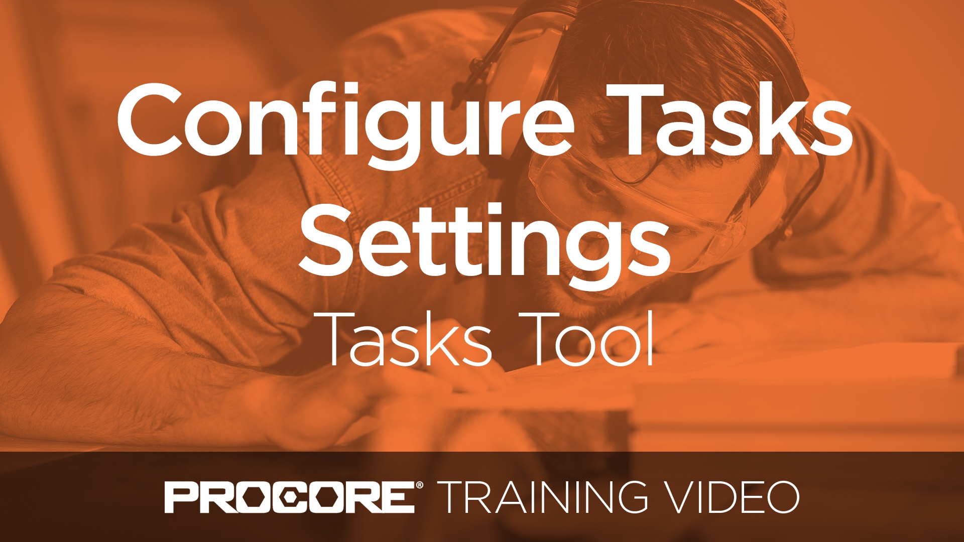 Configure Advanced Settings: Tasks - Procore (en-CA)