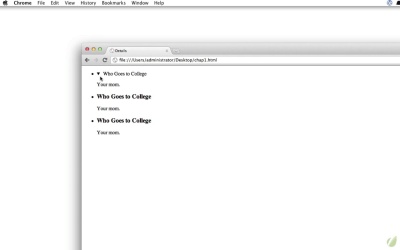 HTML5 Fundamentals - Details