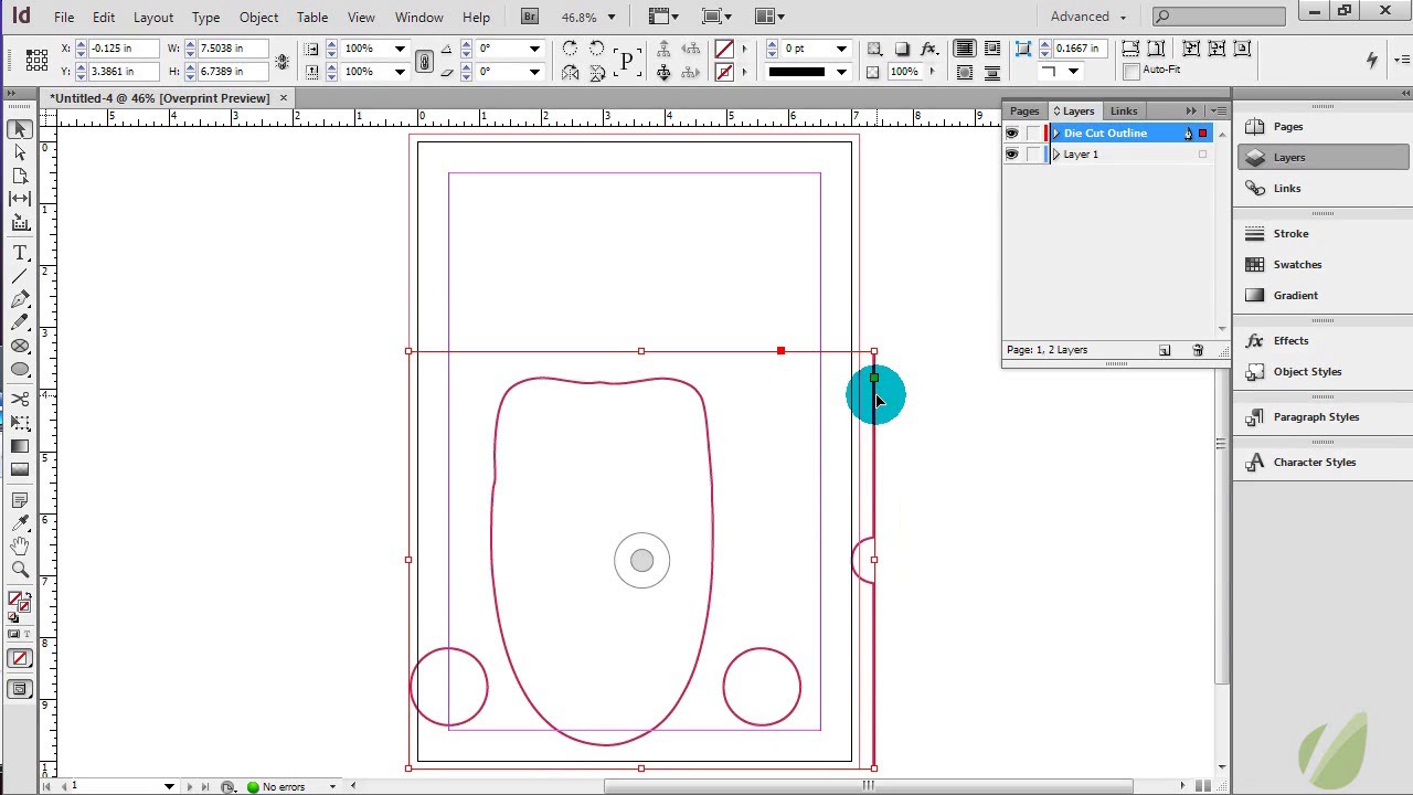 Advanced Print Design - Create the Spot Color Plate