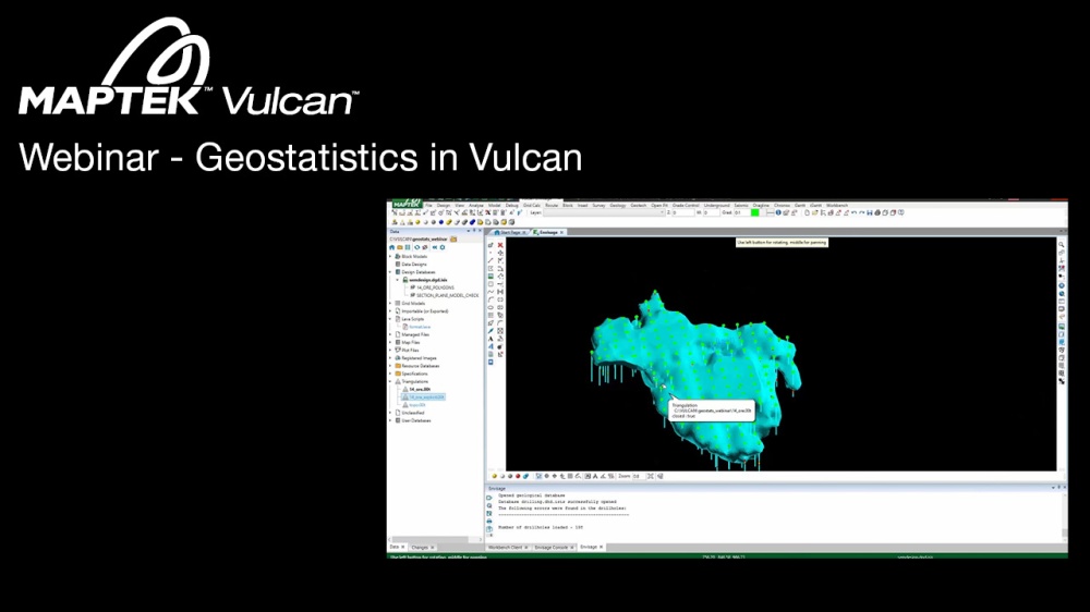 Maptek - Webinar: Geostatistics in Vulcan