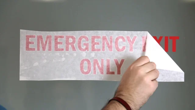 Glass Door Signs & Labels