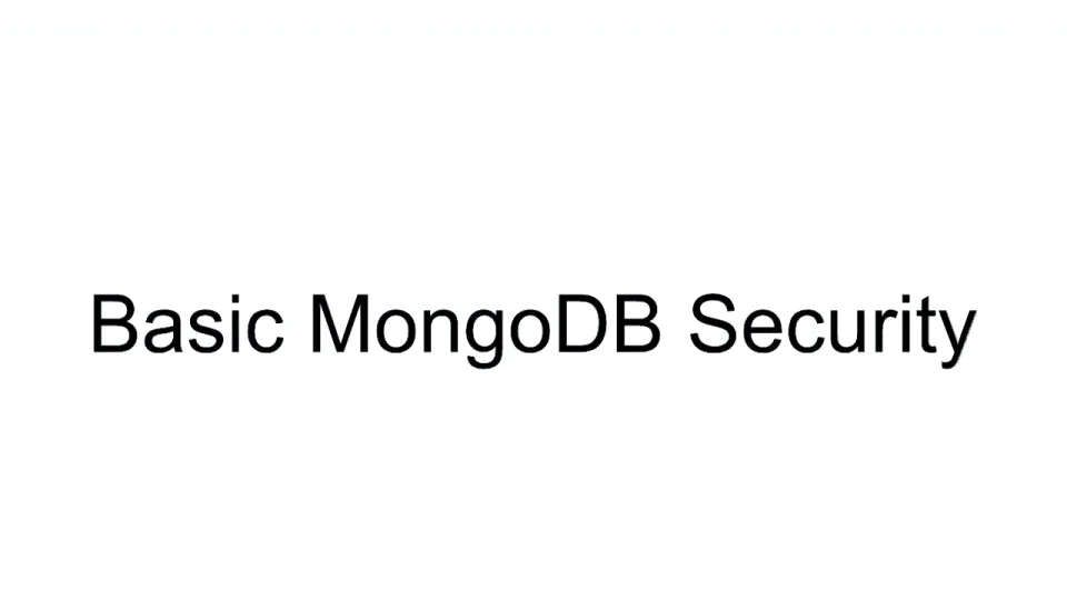 M103 Basic Cluster Administration Learn Mongodb