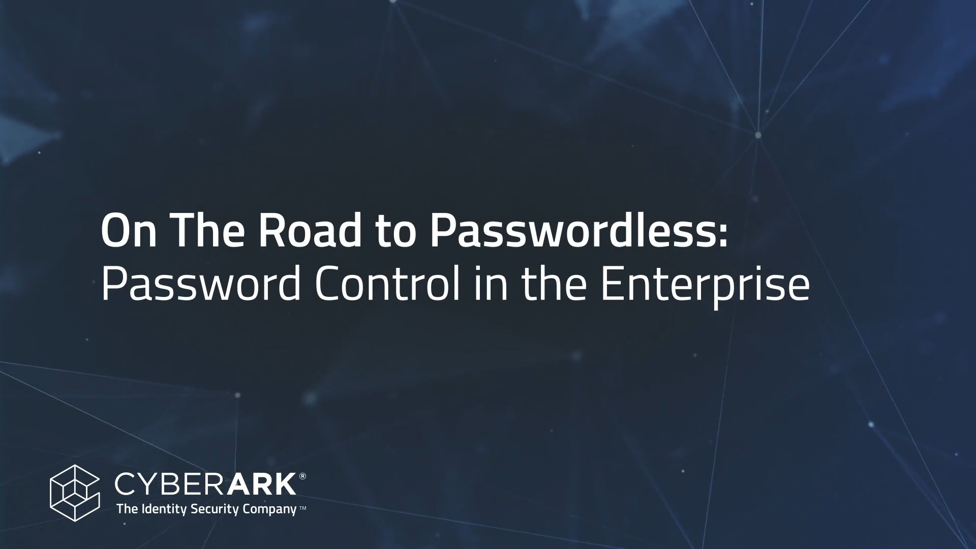 On The Road to Passwordless: Password Control in the Enterprise