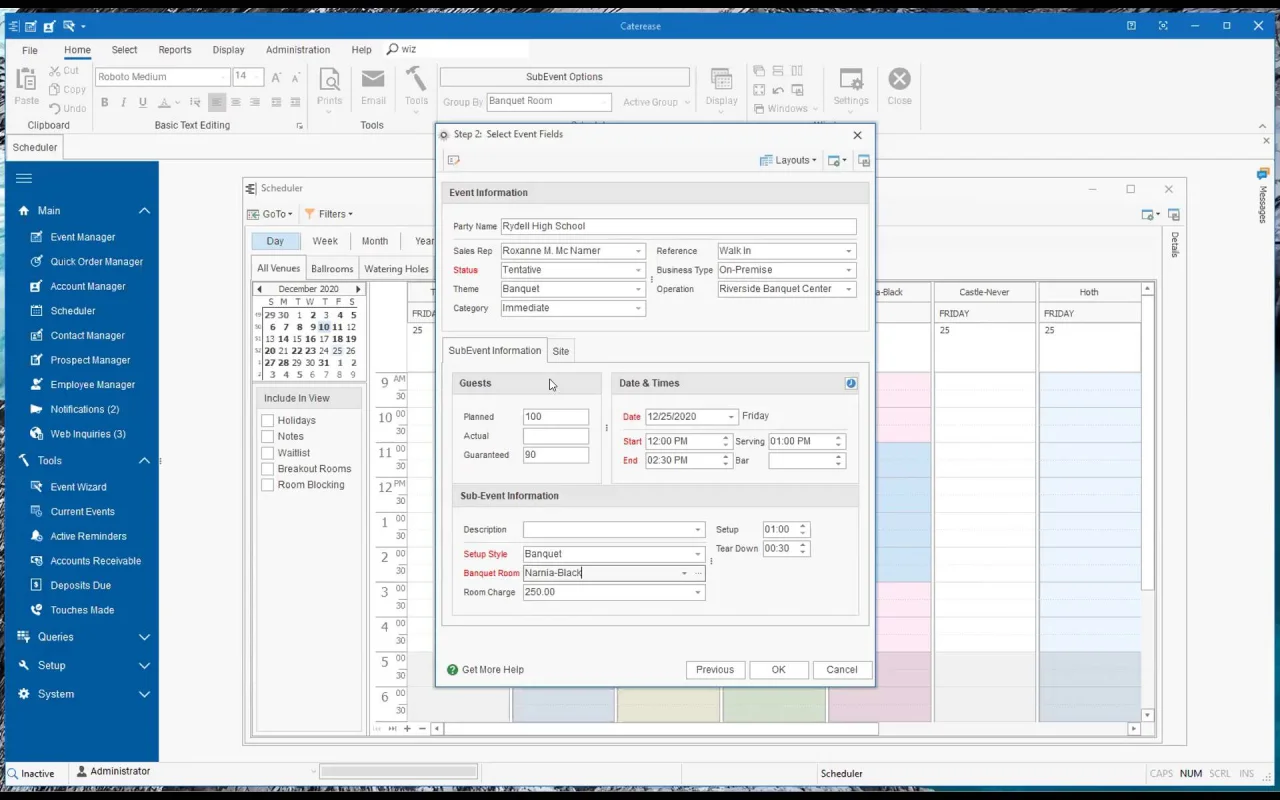 Caterease Recorded Demo