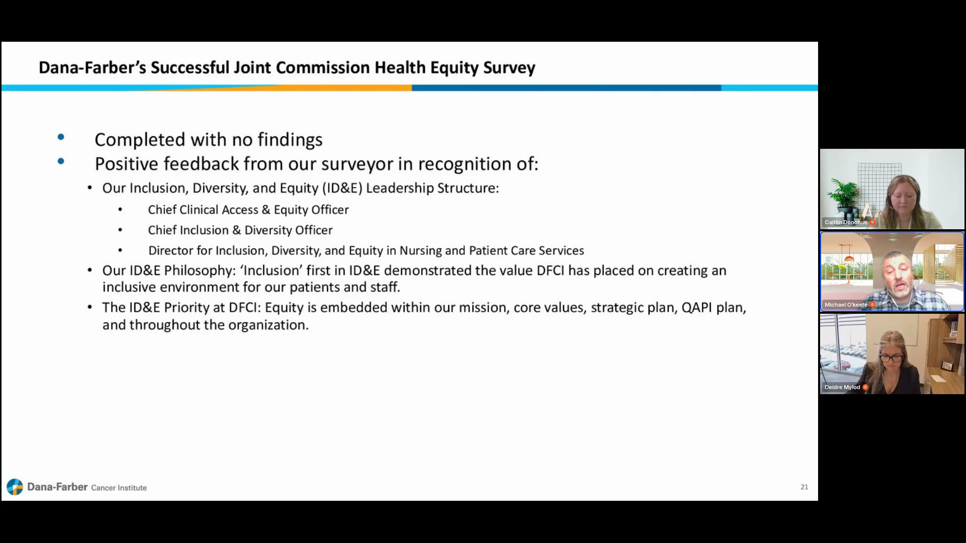 TJC and Health Equity: Survey Preparedness and Future Work