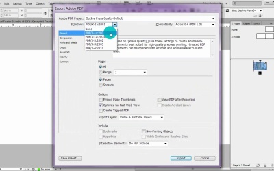 Designing Posters - Exporting a PDF