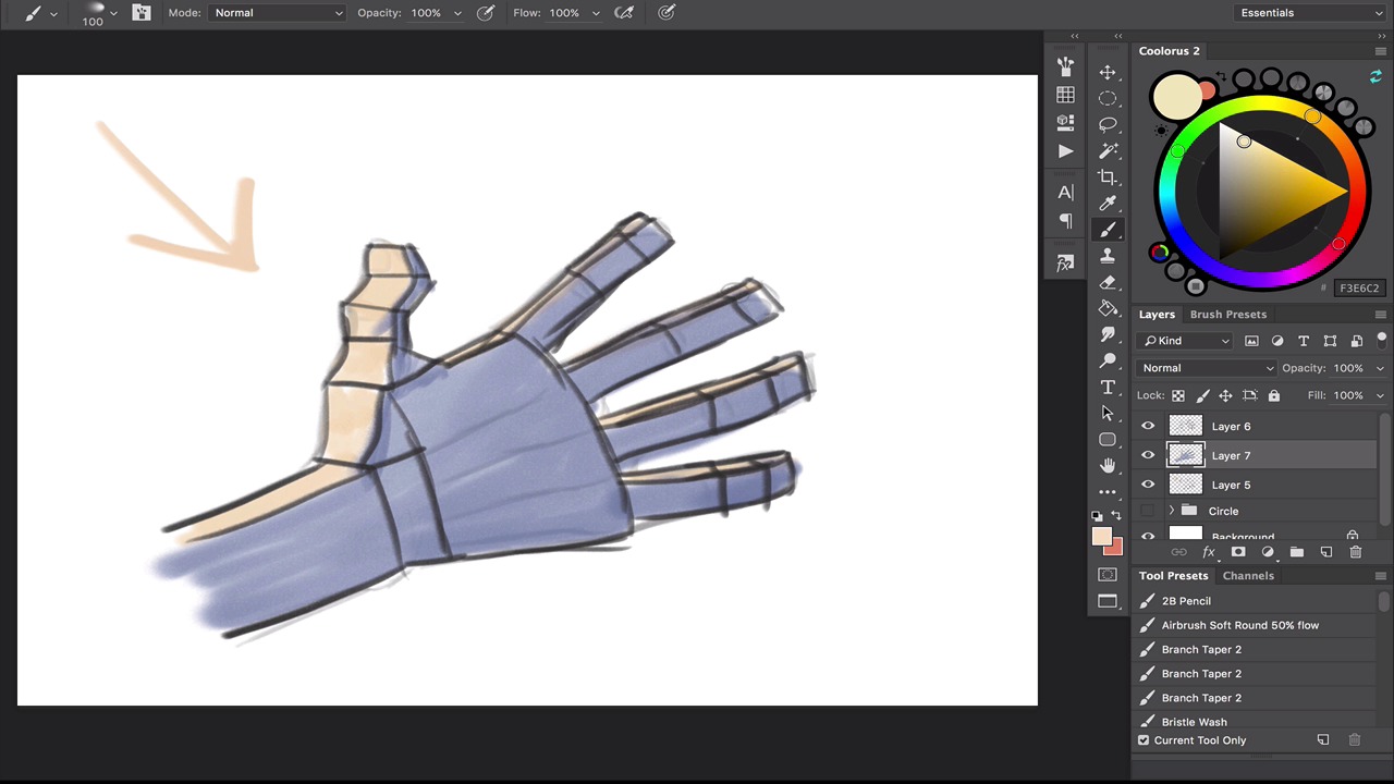 How to Digitally Paint Lighting Scenes - Lighting Planes
