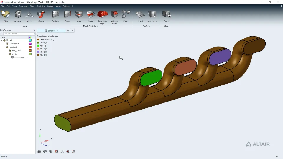 Aplicaciones de Altair® HyperMesh®