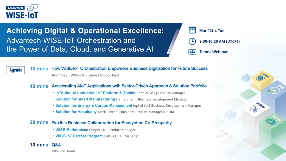 WISE-IoT Webinar | Achieving Digital & Operational Excellence ...