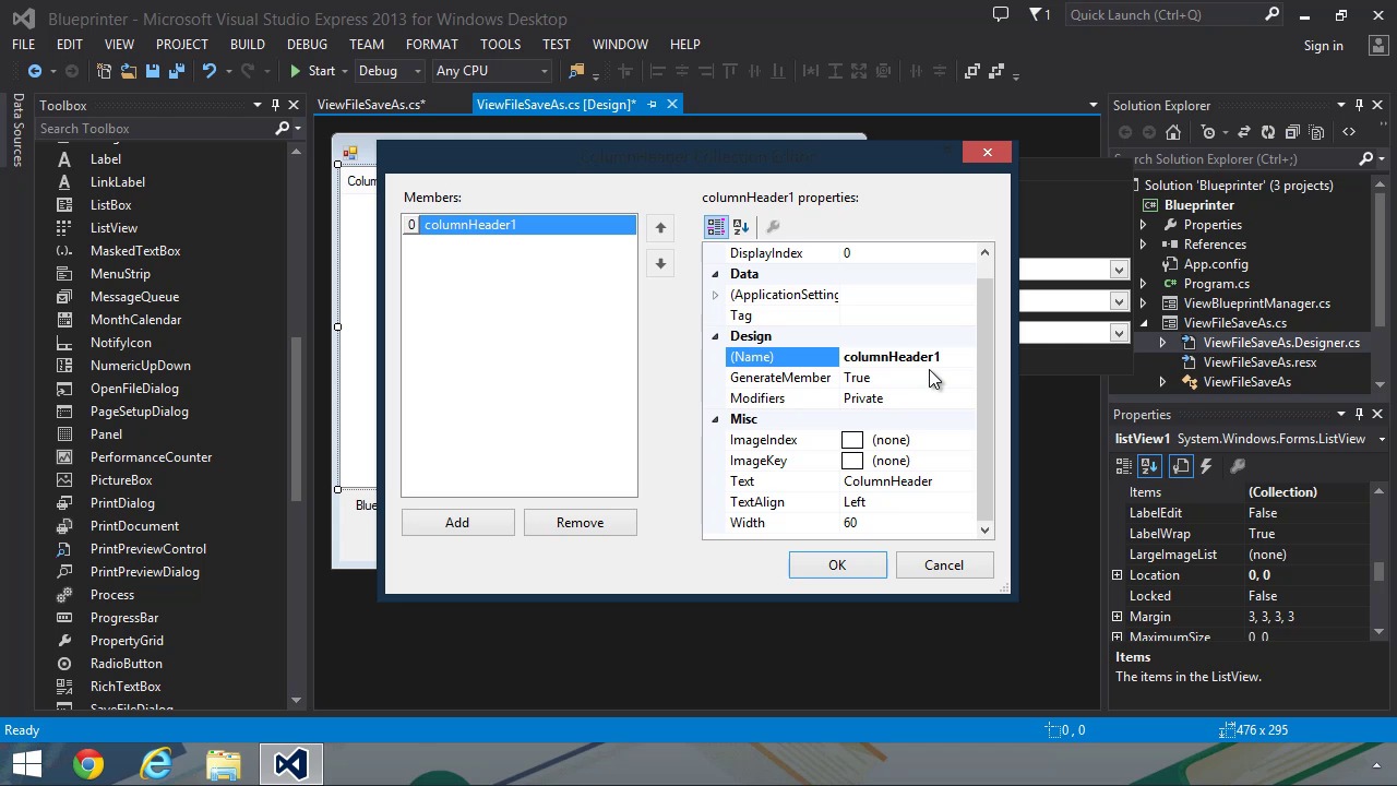 Windows App From Scratch - The Save As View