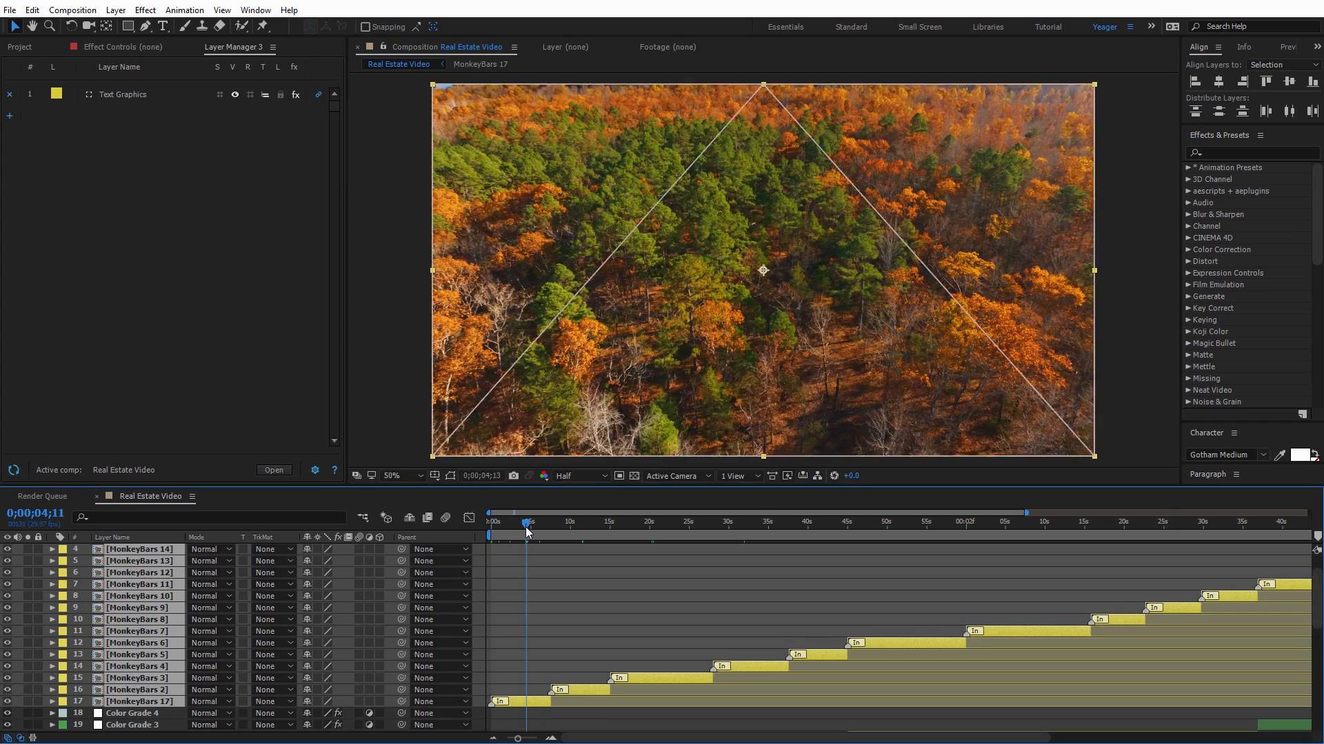 Adobe After Effects Ebenen In Einer Komposition Organisieren Mit Layer