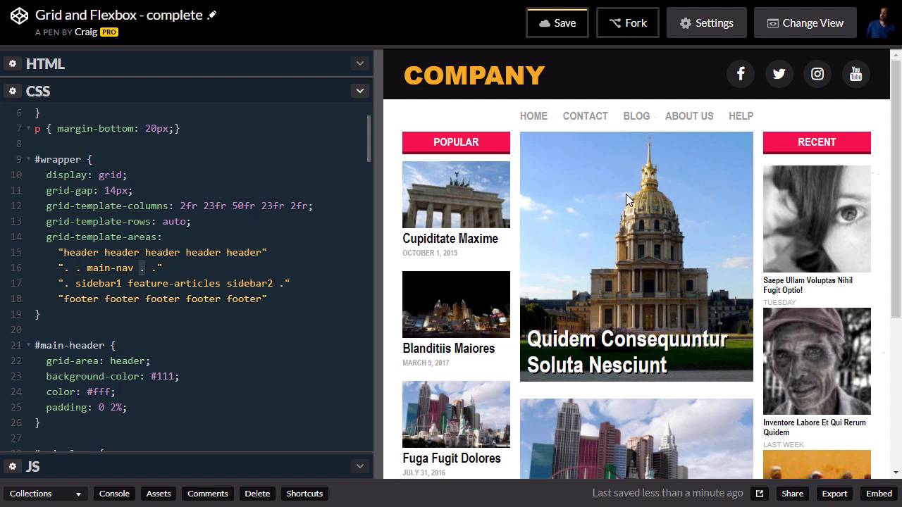 Bringing CSS Grid Layout and Flexbox Together - The Space Between