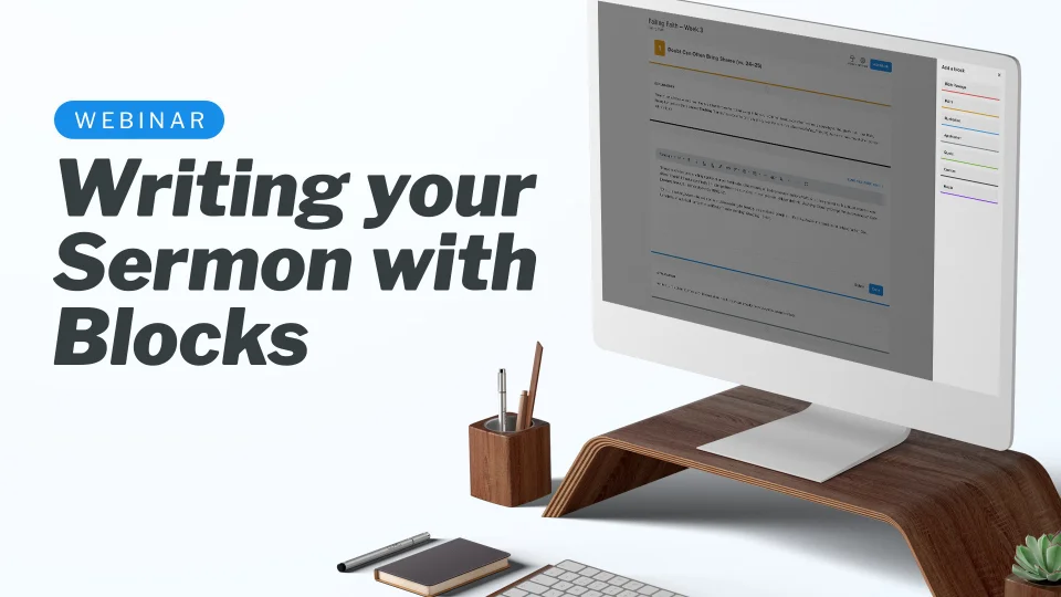 Sermon Builder | How to Use A Sermon App