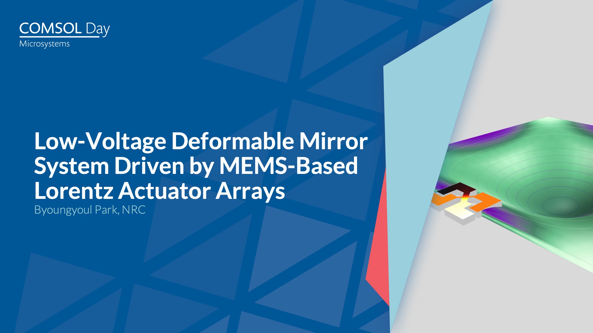 Keynote Low Voltage Deformable Mirror System Driven By Mems Based Lorentz Actuator Arrays 1119